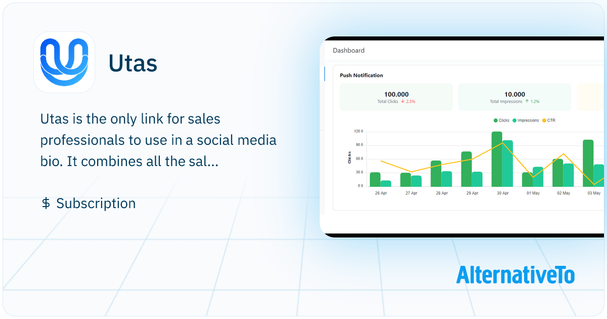 Utas: The only link for sales professionals to use in a social media ...