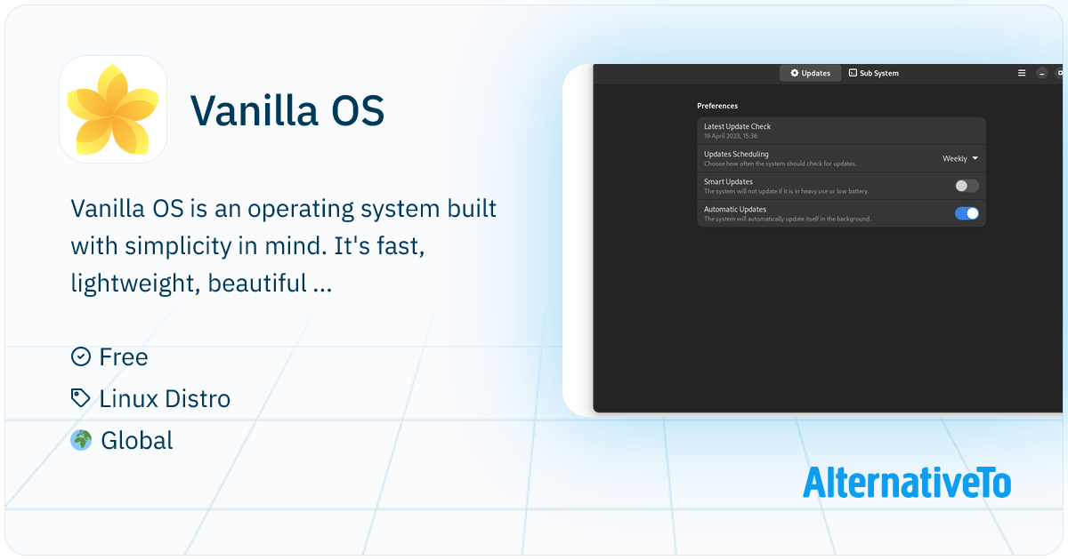 Vanilla OS: Operating system built with simplicity in mind. | AlternativeTo
