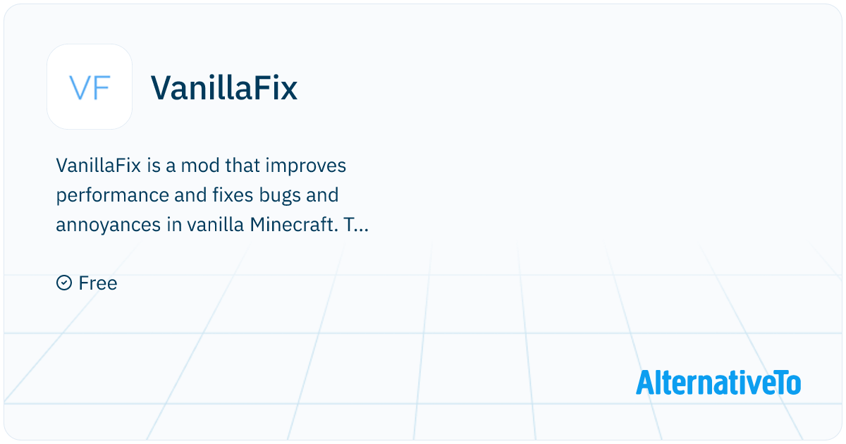 VanillaFix: Mod that improves performance and fixes bugs and annoyances ...