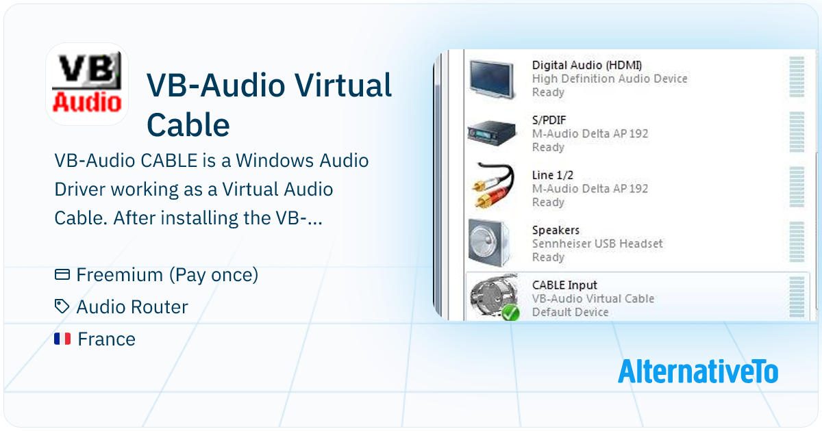 VB-Audio Virtual Cable: Connect Audio Applications together with a ...