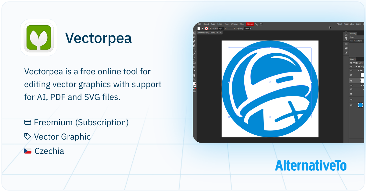 Vectorpea: Free online tool for editing vector graphics with support ...