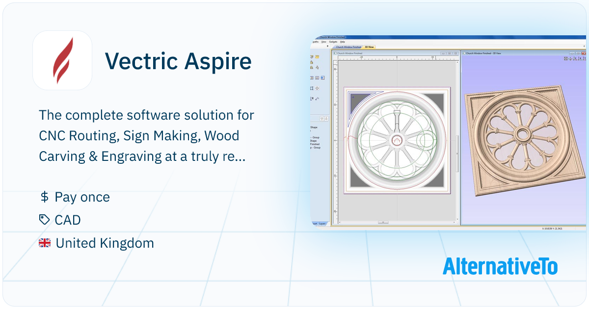 Vectric Aspire: The complete software solution for CNC Routing ...