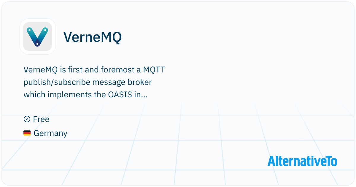 VerneMQ: Open source, high-performance, clusterable MQTT broker ...