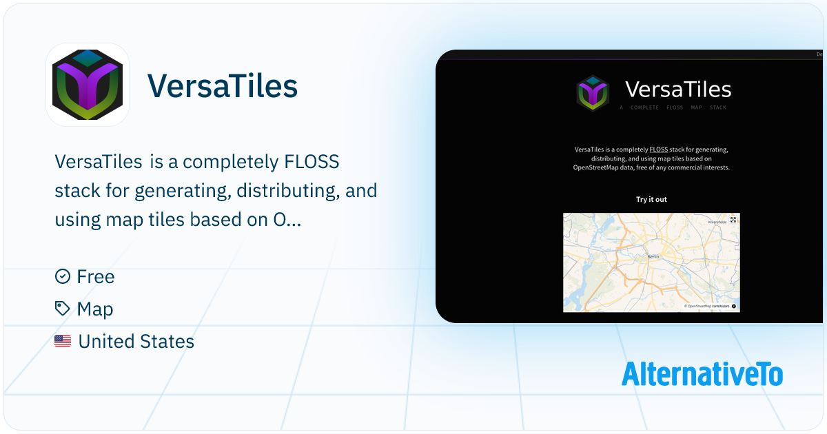 VersaTiles: FLOSS stack for OpenStreetMap map tiles | AlternativeTo