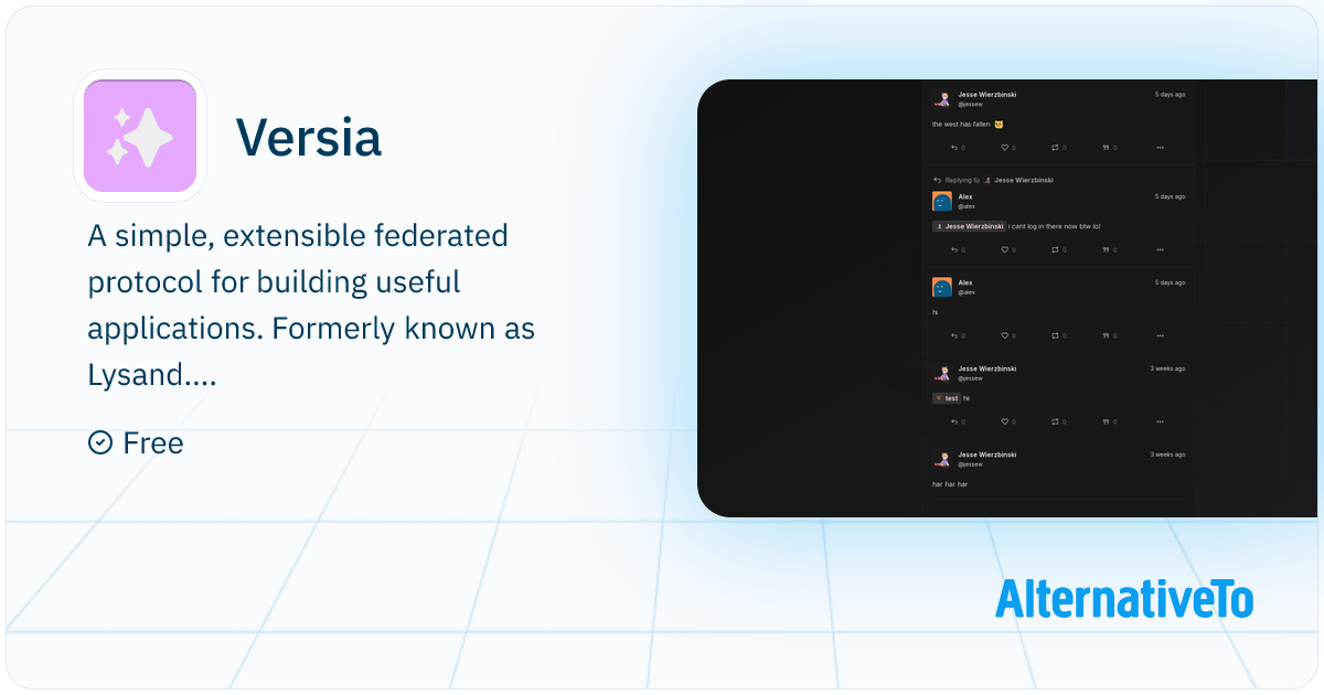 Versia: A simple, extensible federated protocol for building useful ...