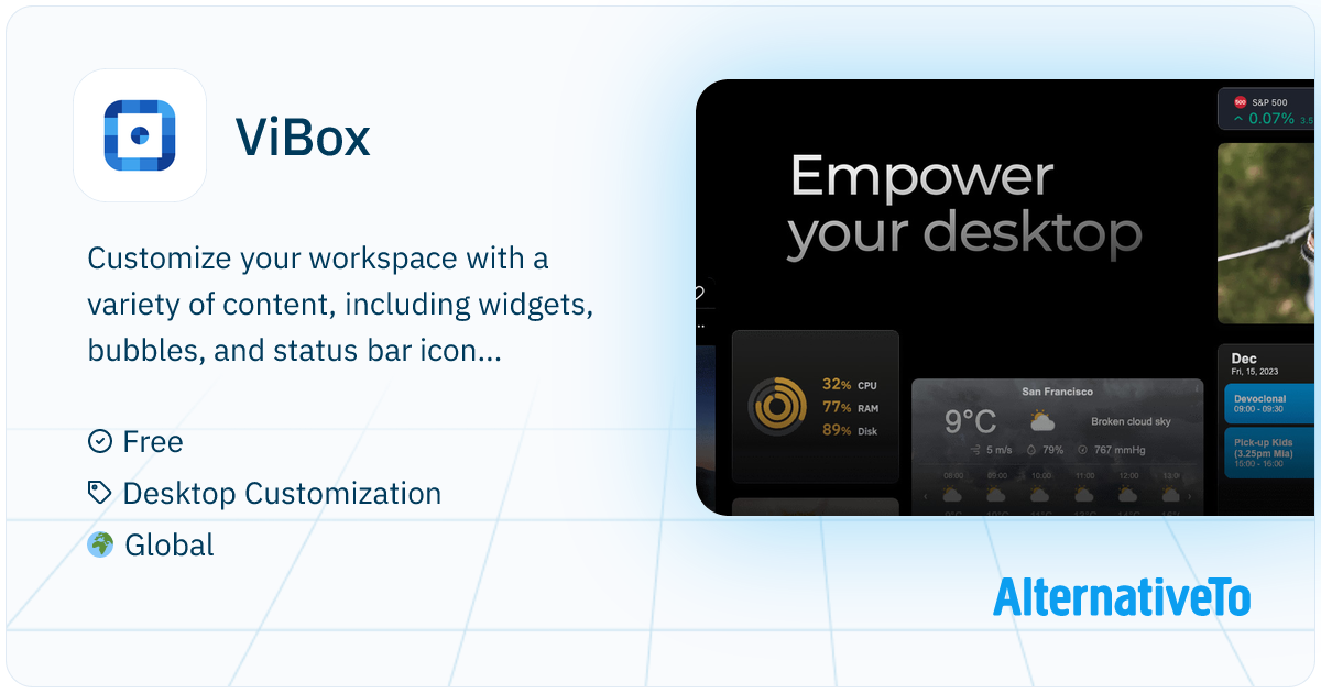 ViBox: Make your desktop truly yours with the power of wide-ranging ...
