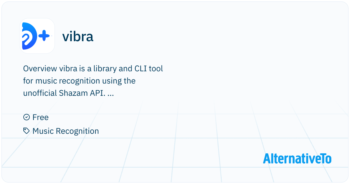 vibra: 🎵 A cross-platform music recognition client for Shazam with ...