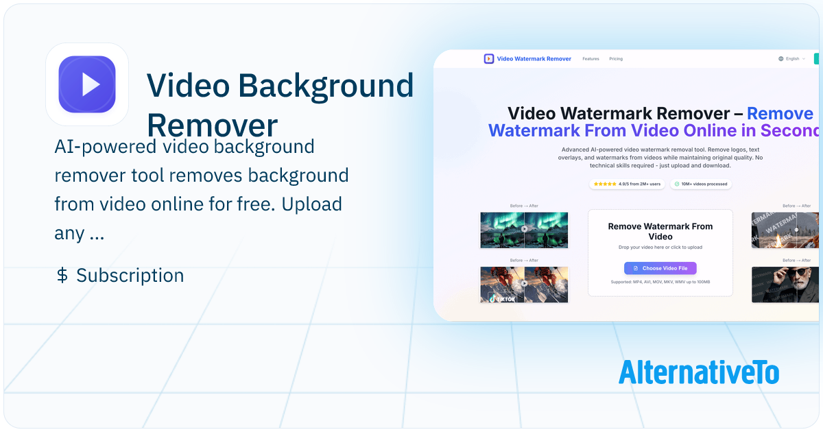 Video Background Remover: AI-powered video background remover tool ...