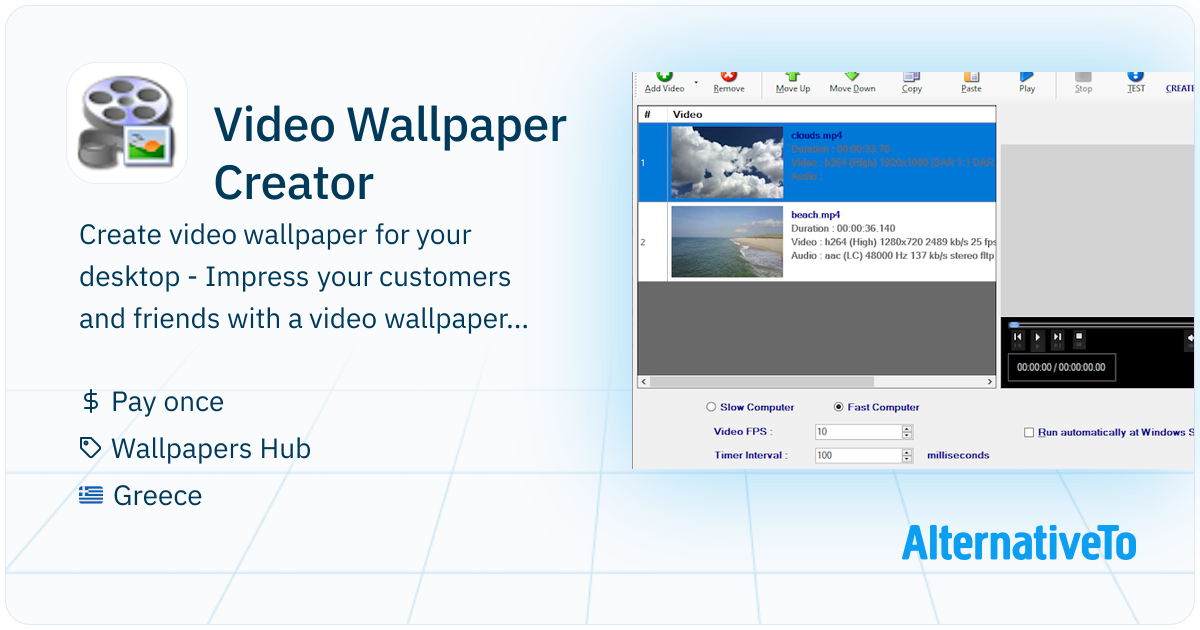 Video Wallpaper Creator: Create video wallpaper for your desktop ...