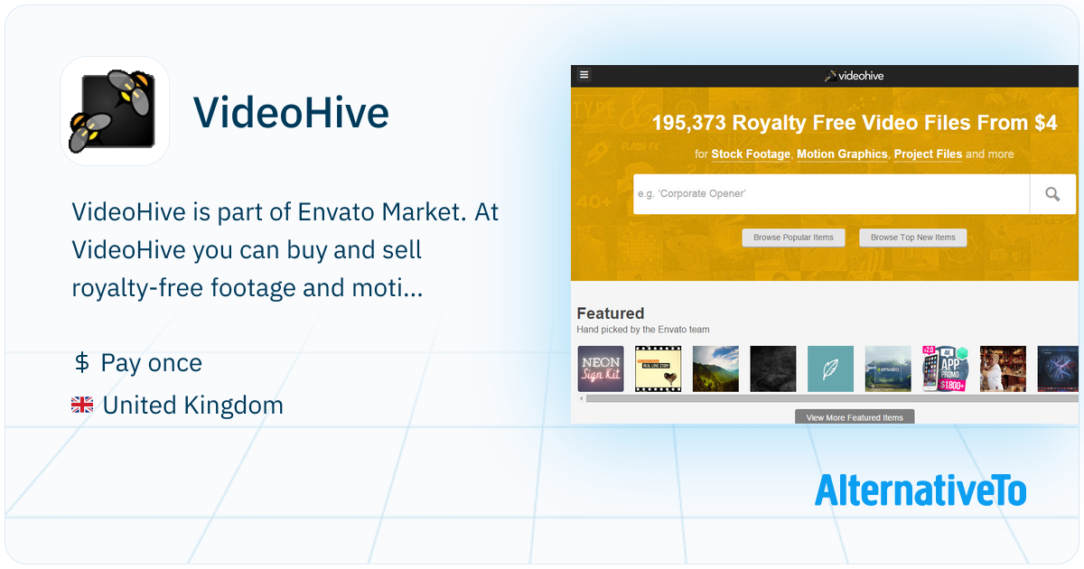 VideoHive: Royalty Free Video Files From $4 for Stock Footage, Motion ...