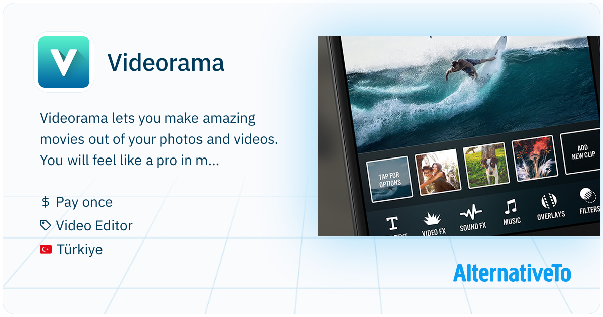 Videorama: An advanced, yet easy to use, video editor for mobile ...