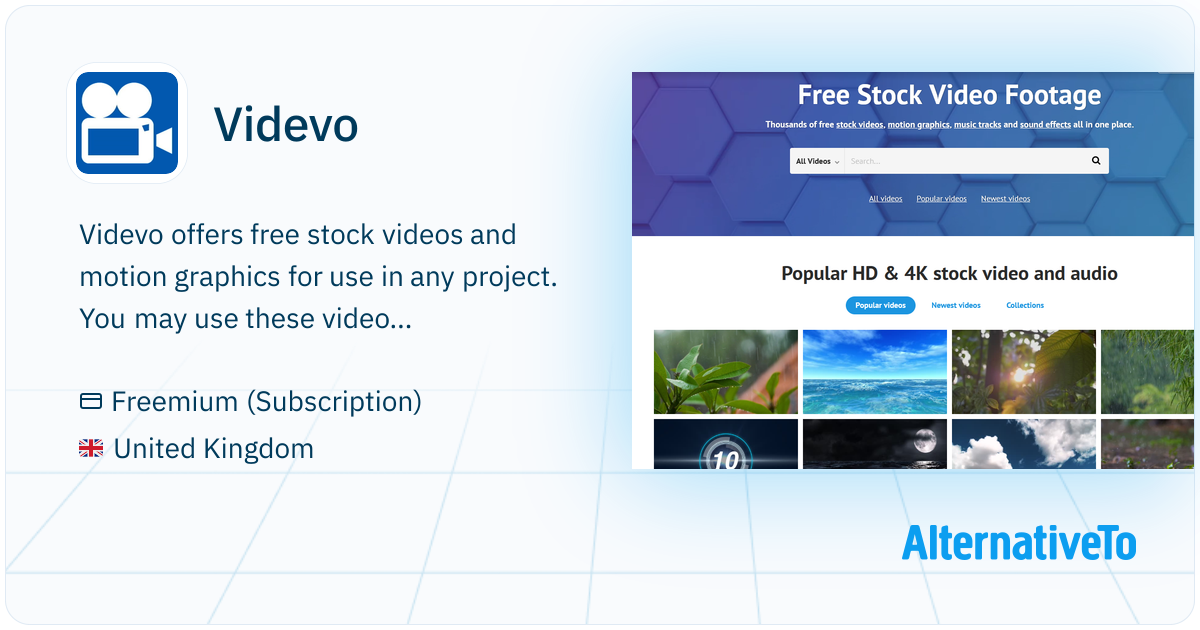Videvo: Free stock footage with simple licensing and attribution ...