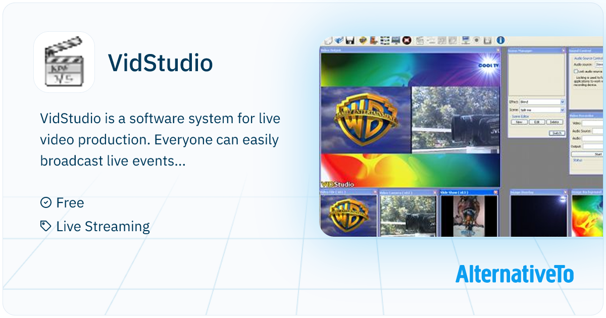 VidStudio: A software video switcher for live video production ...