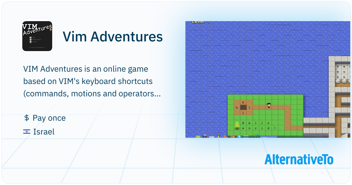 Vim Adventures: Learning Vim while playing a game | AlternativeTo
