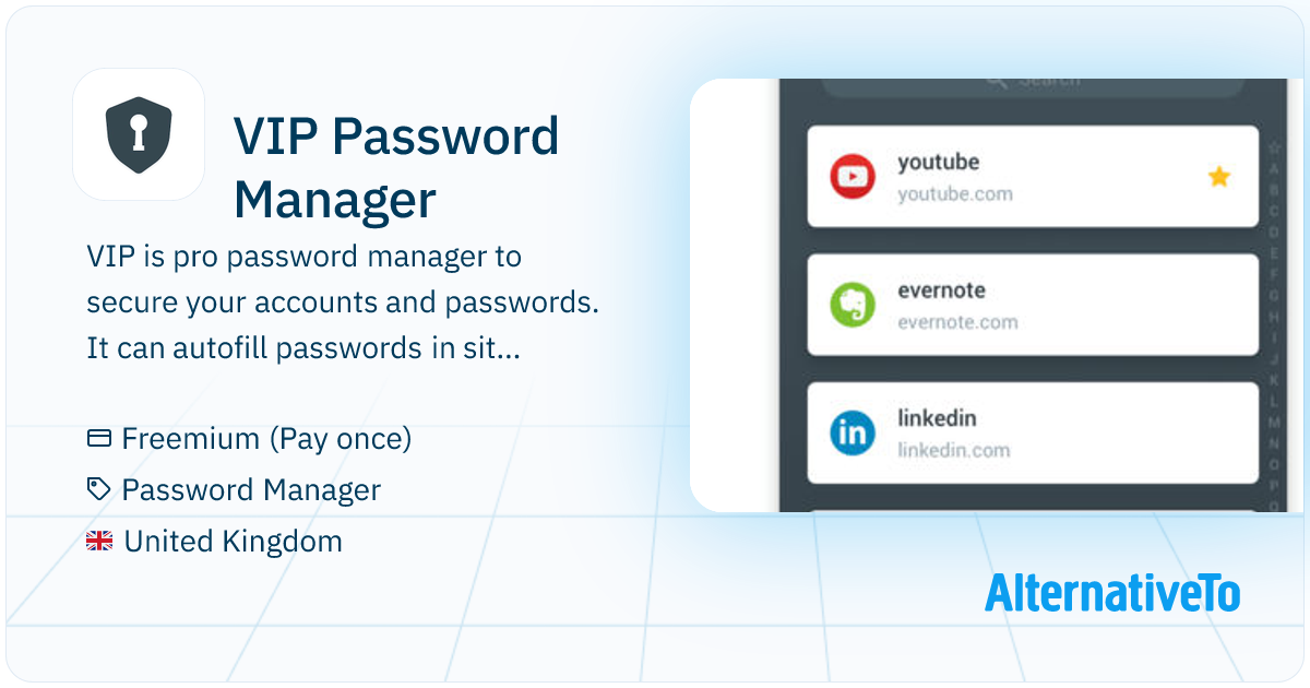 VIP Password Manager: VIP is pro password manager to secure your ...