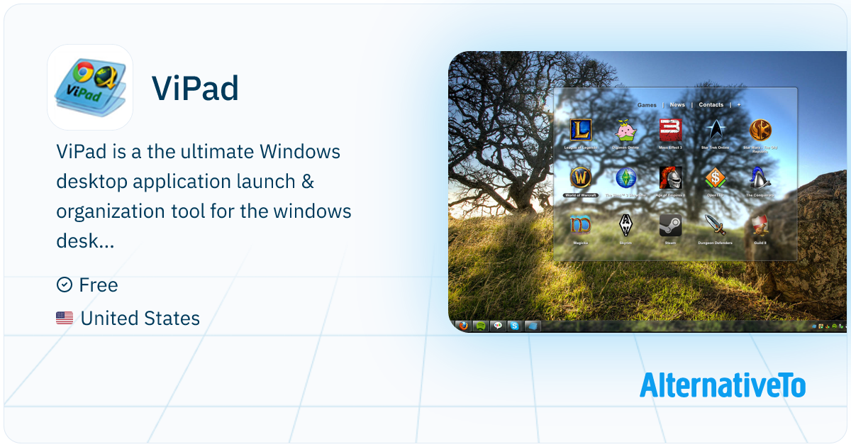 ViPad: The ultimate Windows desktop | AlternativeTo