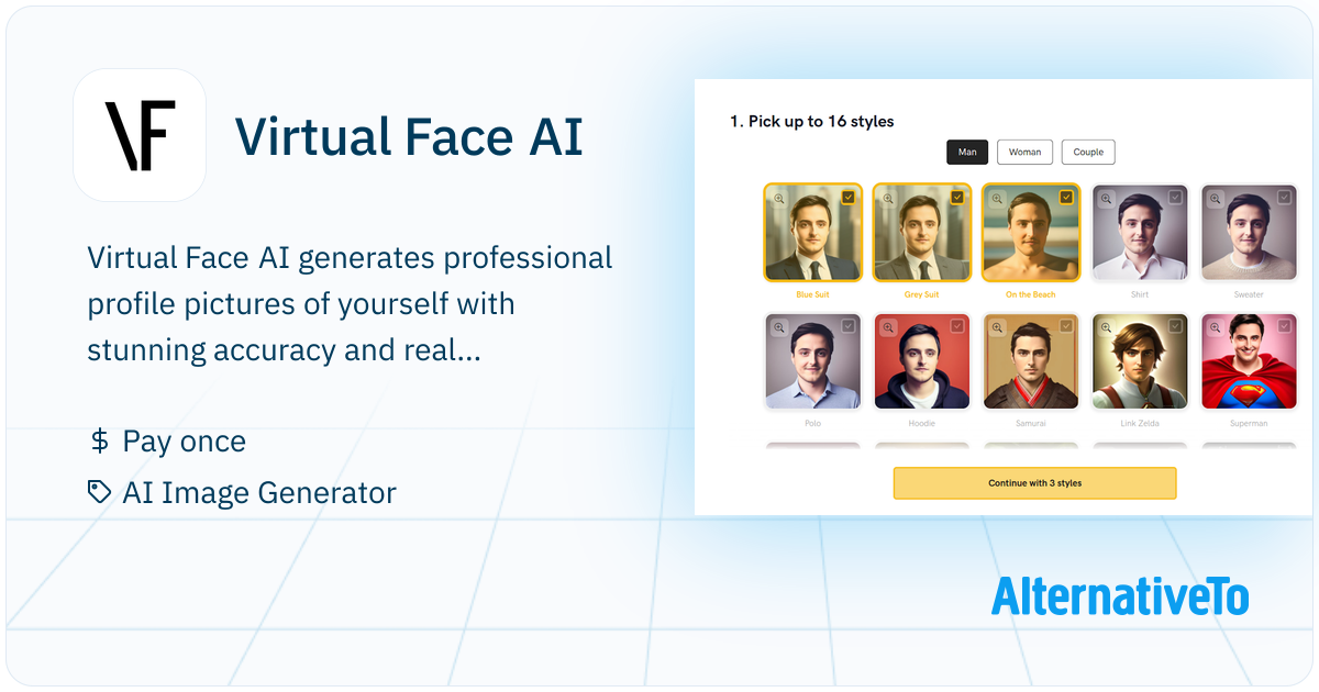 Virtual Face AI: Never wait for a photo shoot again, let our AI create ...