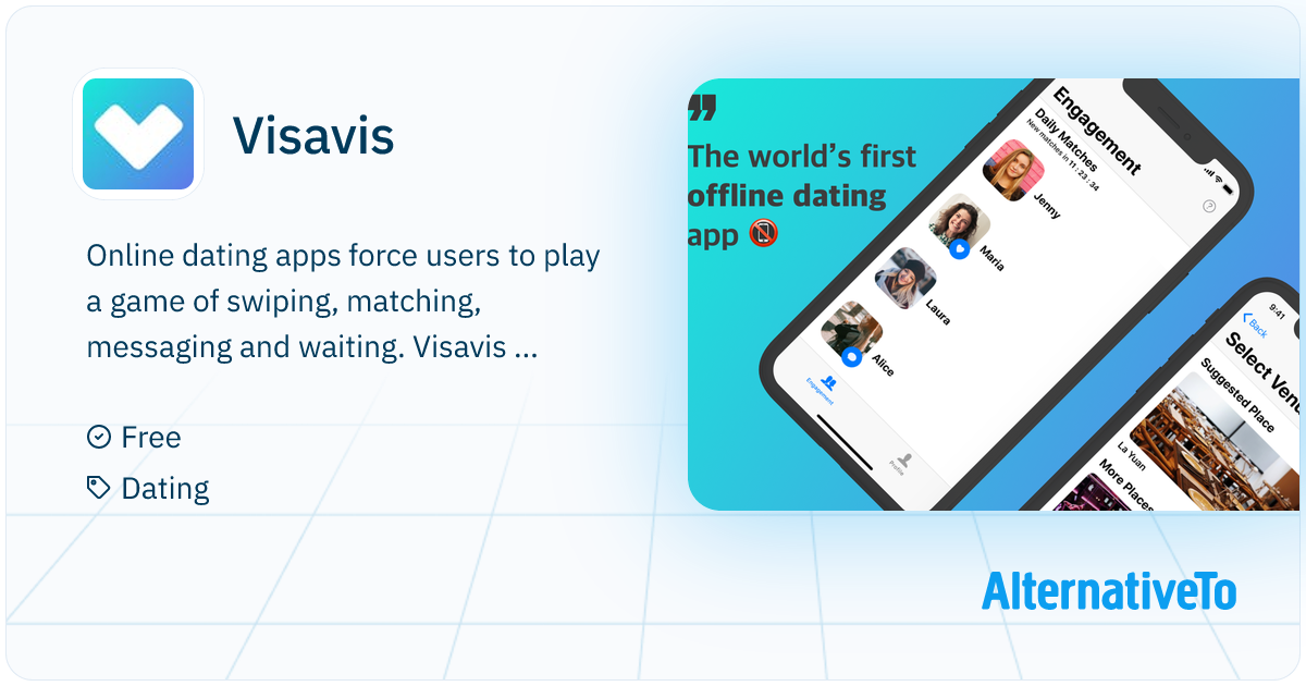 Visavis: A dating app that actually wants you to go on dates ...