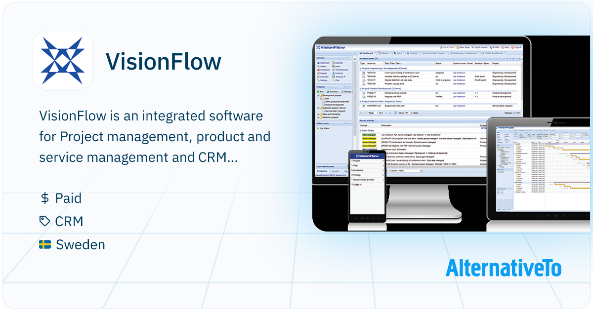 VisionFlow: Integrated software for Project | AlternativeTo