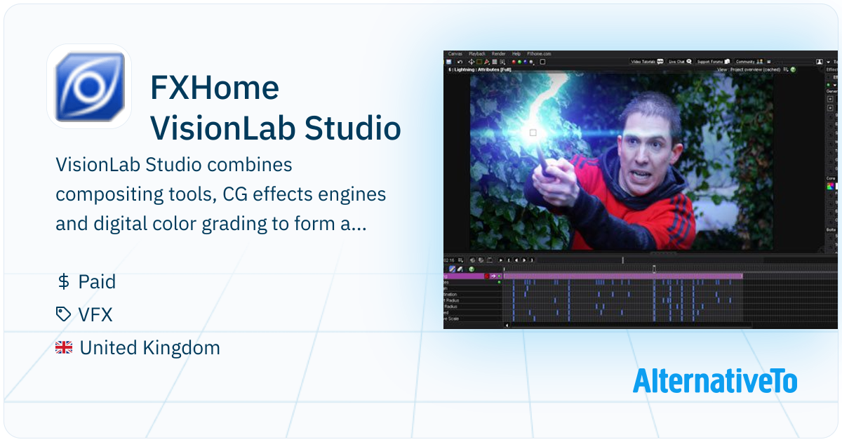 FXHome VisionLab Studio: Compositing, CG effects, and color grading for ...