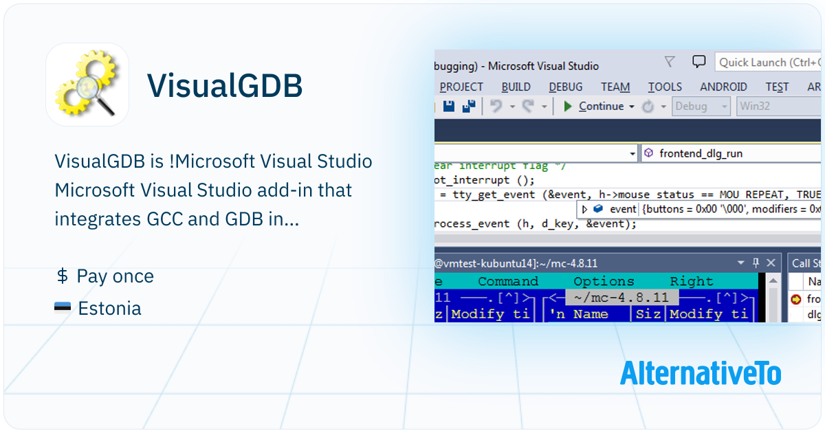 VisualGDB: Is http://alternativeto | AlternativeTo