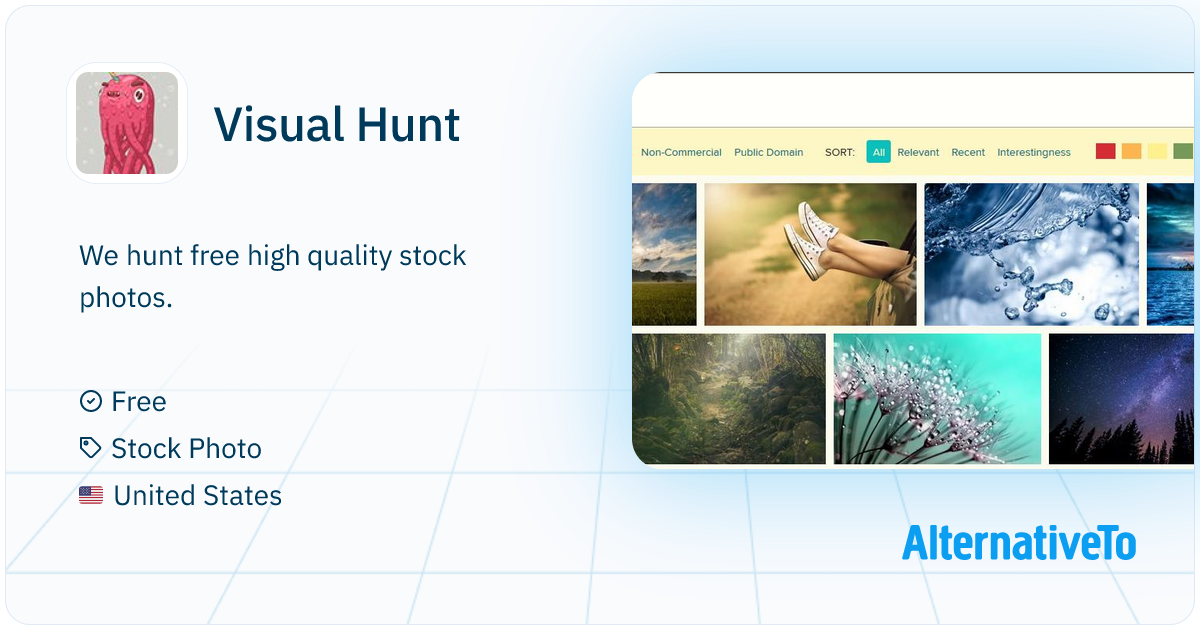 Visual Hunt: We hunt free high quality stock photos | AlternativeTo
