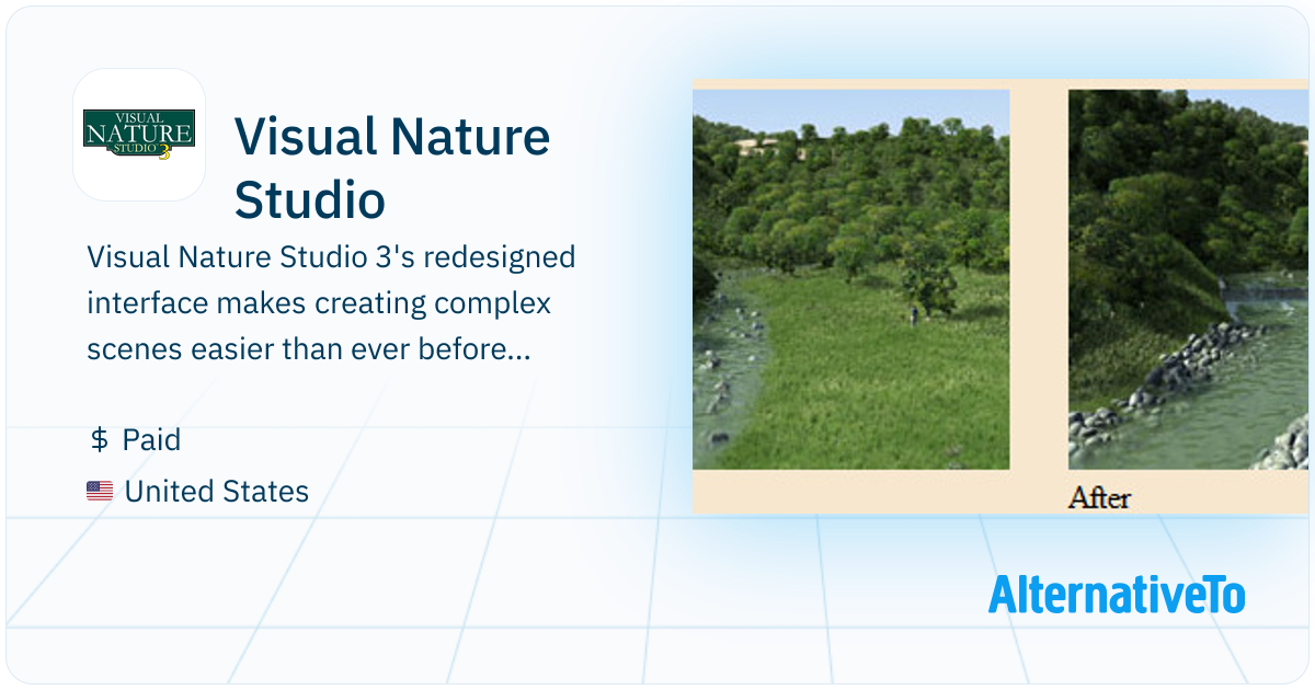 Visual Nature Studio: 3D terrain modeling for photorealistic landscape ...