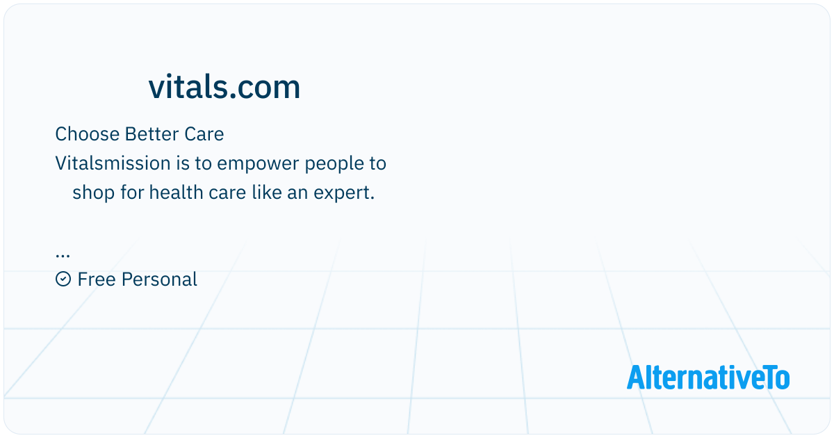 vitals.com: Shop for health care like an expert. | AlternativeTo