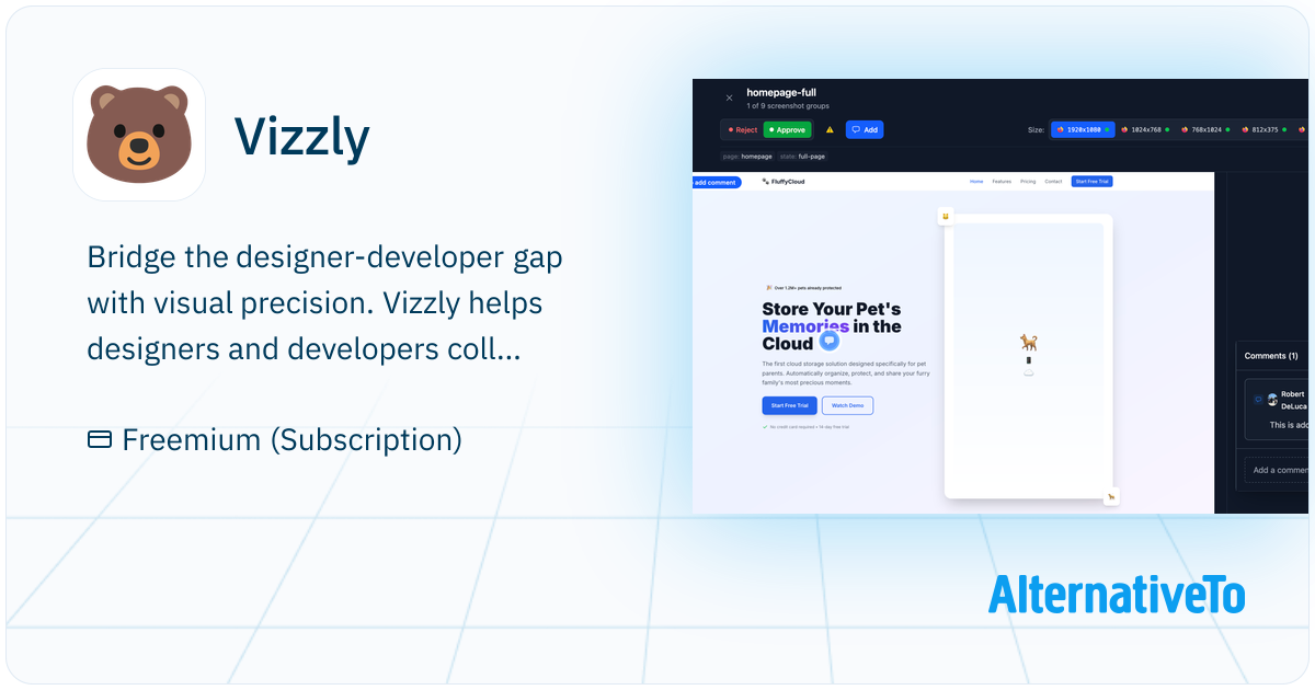 Vizzly: Professional visual testing tool for UI developers. | AlternativeTo