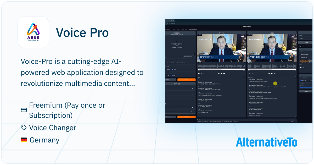 Voice Pro: Ultimate AI Voice Conversion and Multilingual Translation ...