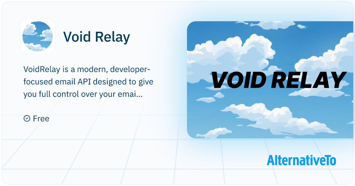 Void Relay: VoidRelay is a free, developer-friendly email API that uses ...