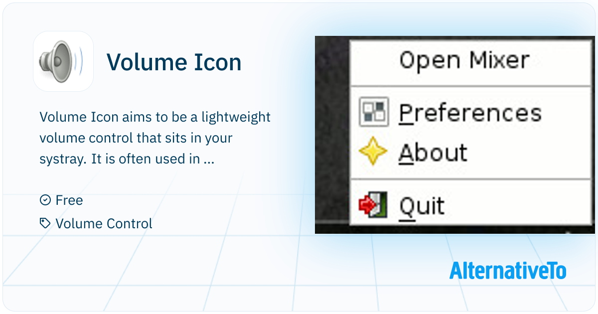 Volume Icon: Aims to be a lightweight volume | AlternativeTo