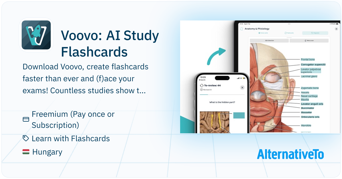 Voovo: AI Study Flashcards: Create flashcards faster than ever and (f ...