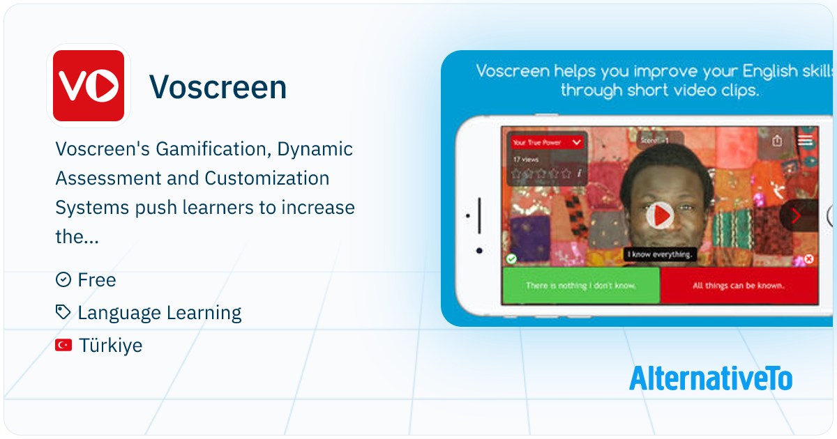 Voscreen: Improve your English skills with short video clips ...
