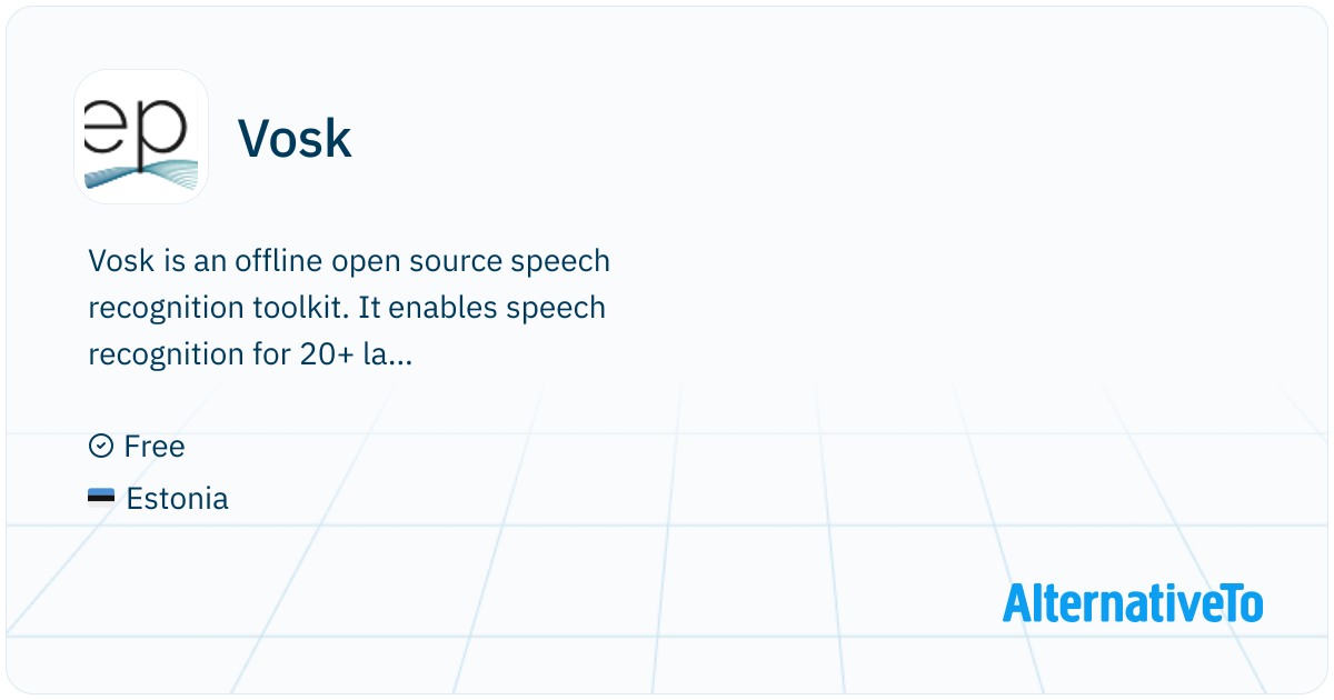 Vosk: Offline speech recognition API for Android, iOS, Raspberry Pi and ...
