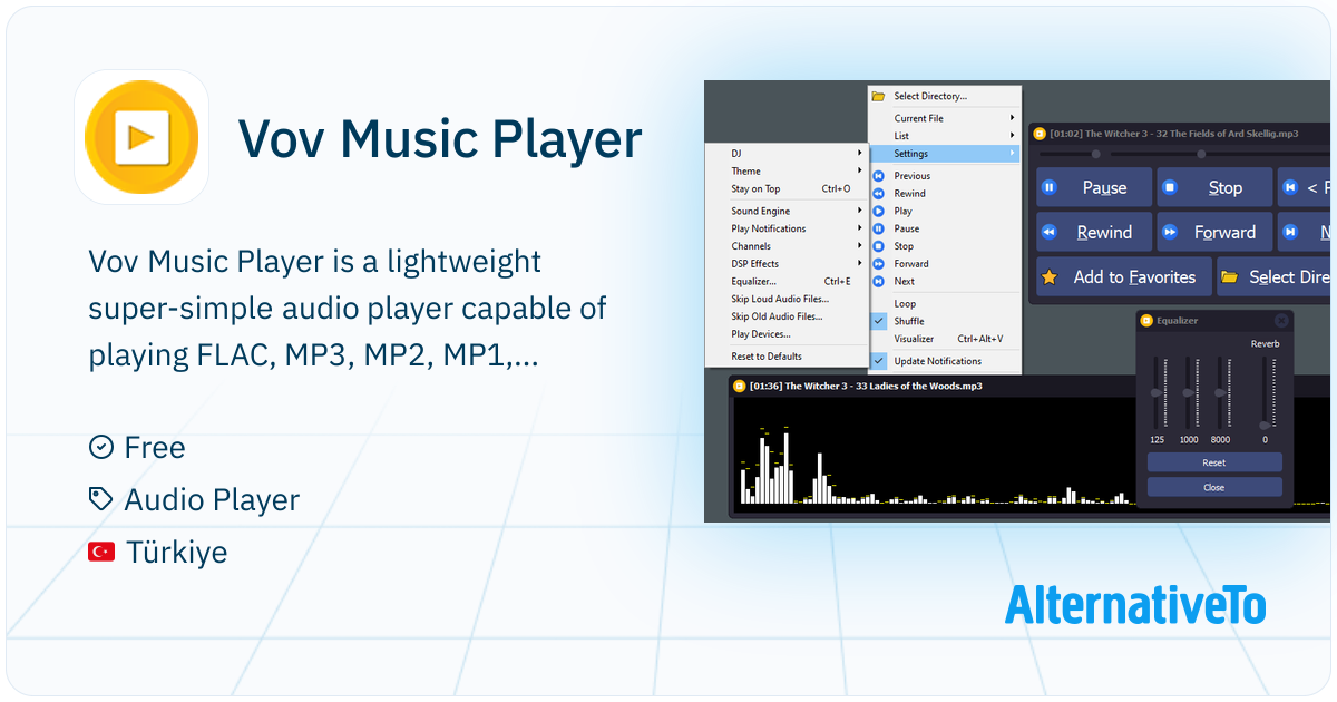 Vov Music Player: Lightweight super-simple | AlternativeTo