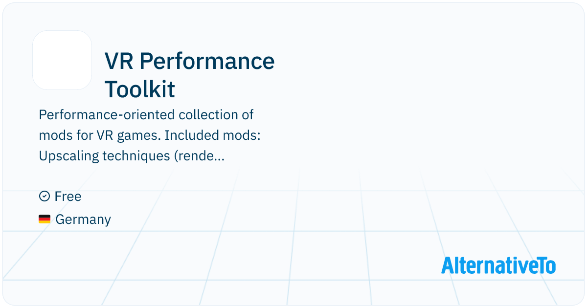 VR Performance Toolkit: Performance-oriented collection of mods for VR ...