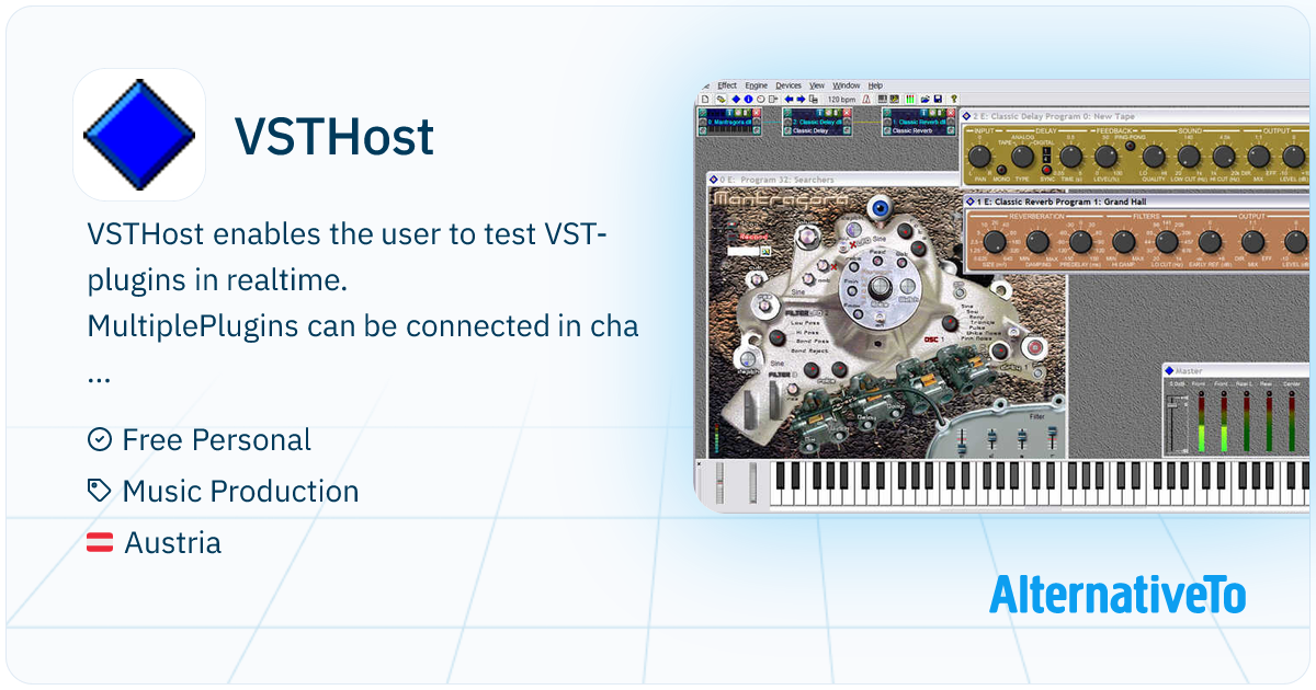 VSTHost: Enables the user to test VST-plugins in | AlternativeTo