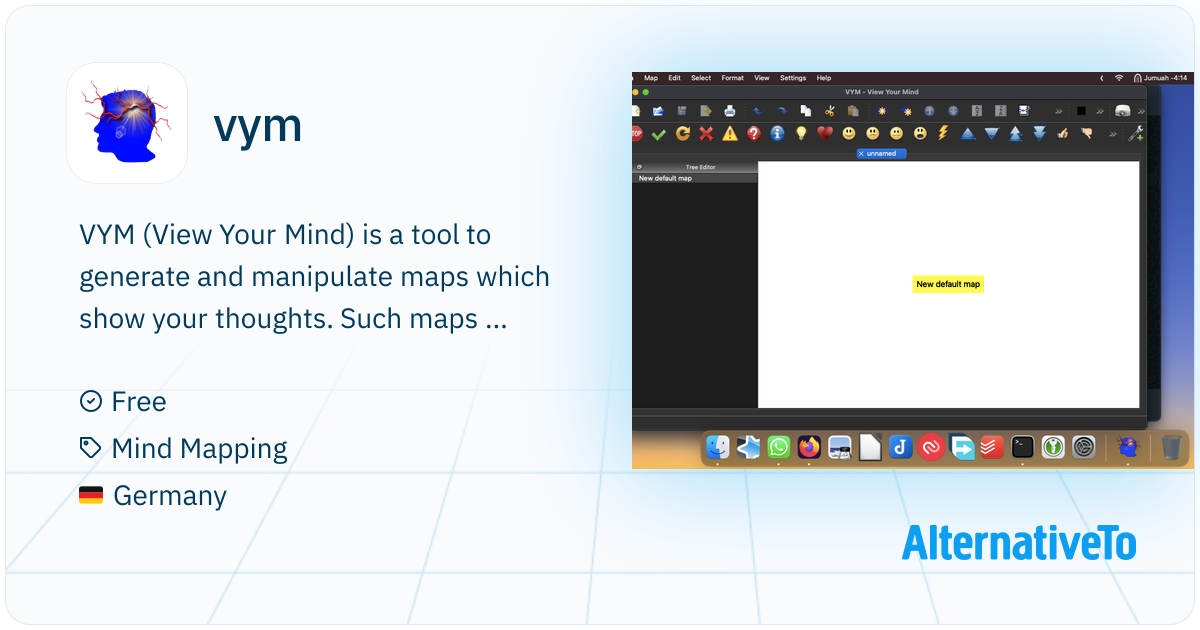 vym: VYM (View Your Mind) is a tool to generate and | AlternativeTo