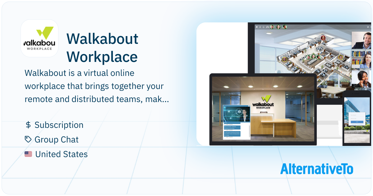 Walkabout Workplace: Walkabout is a virtual online workplace that ...