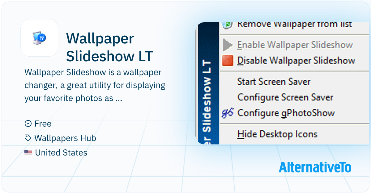 Wallpaper Slideshow LT: Automatically change your desktop wallpaper ...