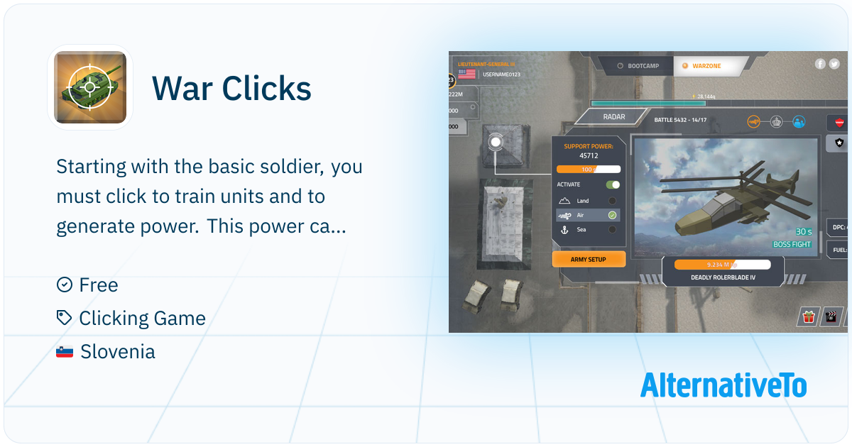 War Clicks: WarClicks puts a military themed spin on the traditional ...