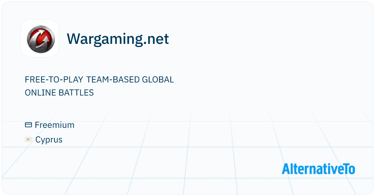 Wargaming.net: FREE-TO-PLAY TEAM-BASED GLOBAL ONLINE | AlternativeTo