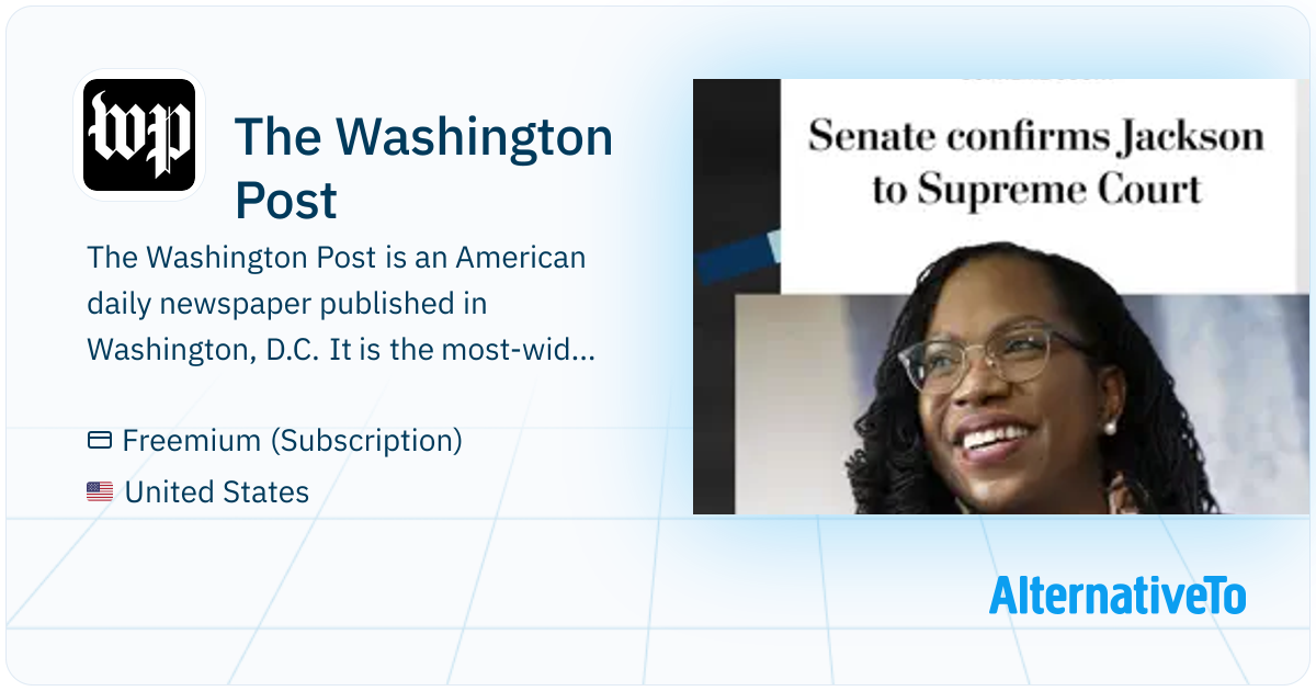 The Washington Post: Democracy Dies in Darkness | AlternativeTo