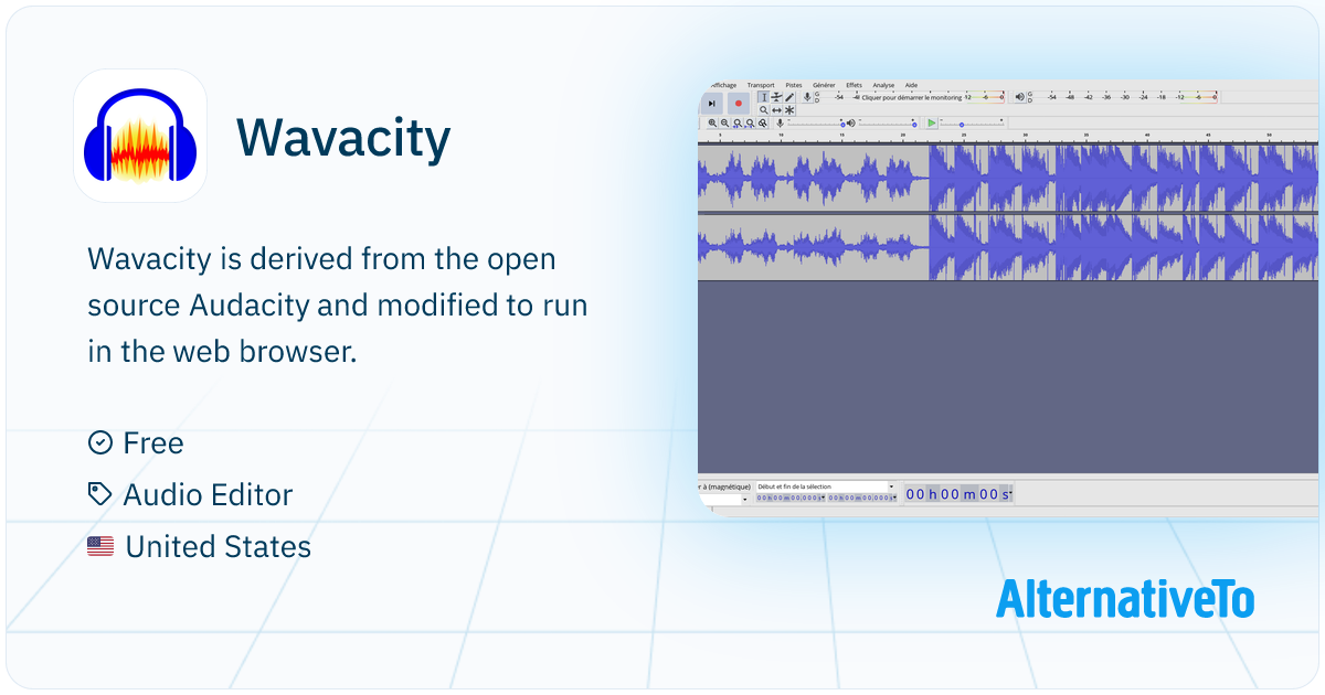 Wavacity: Is derived from the open source Audacity and modified to run ...