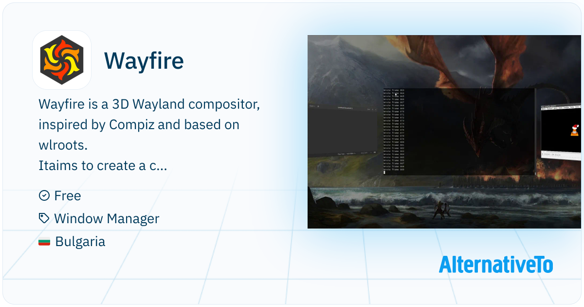 Wayfire: 3D Wayland compositor, inspired by Compiz and based on wlroots ...