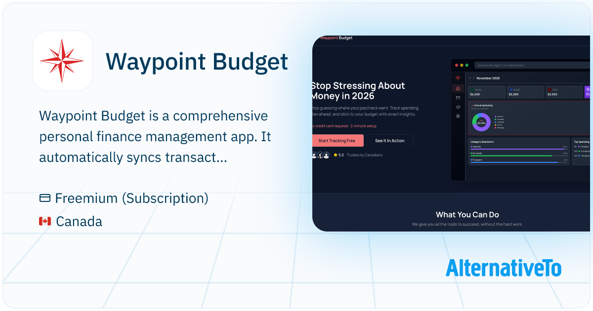 Waypoint Budget: A modern budgeting app that automatically syncs bank ...