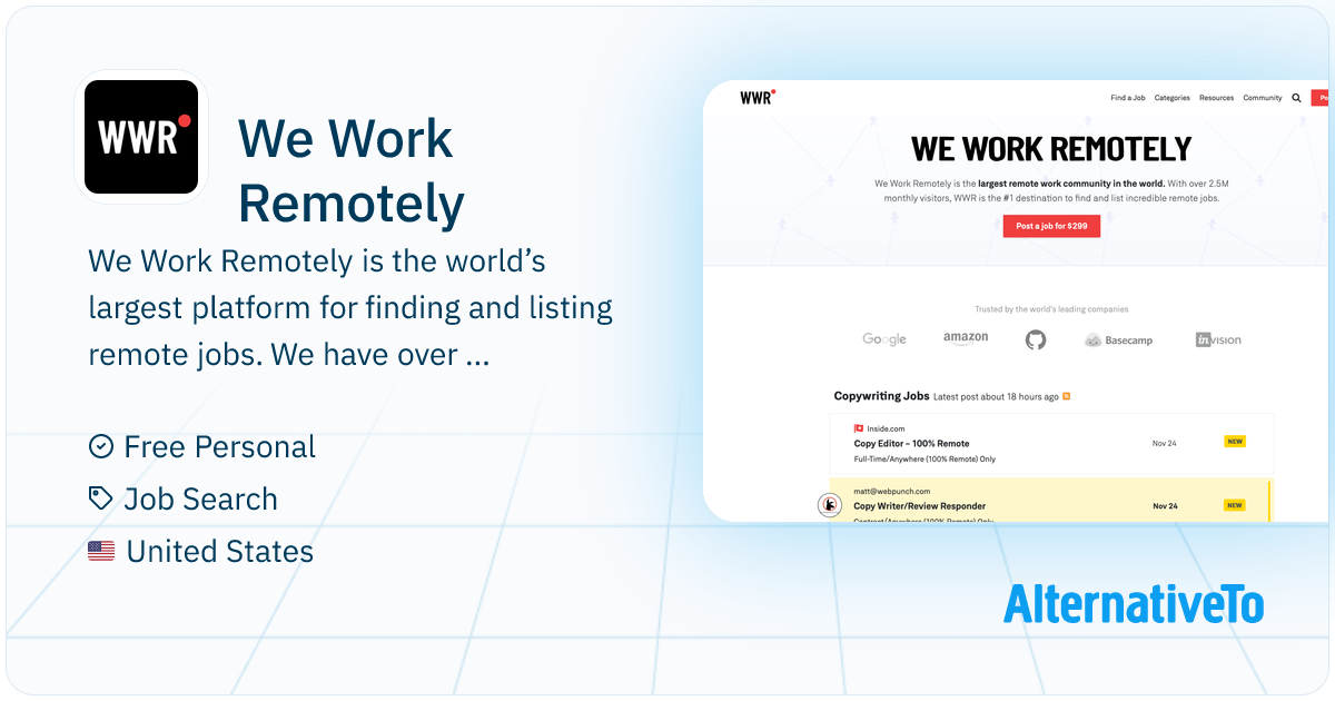 We Work Remotely: The best place to find and list remote jobs that aren ...