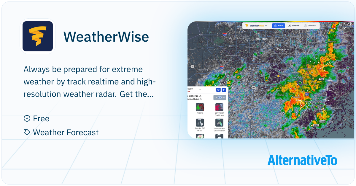 WeatherWise: Free high-resolution weather radar and satellite ...
