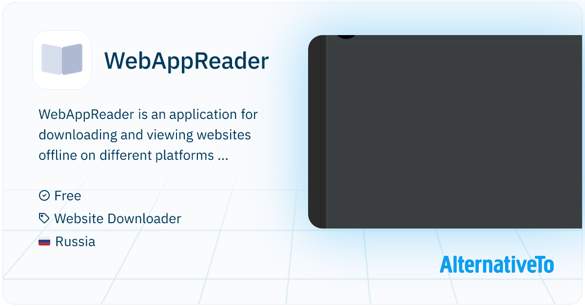 WebAppReader: Application for downloading and viewing websites offline ...